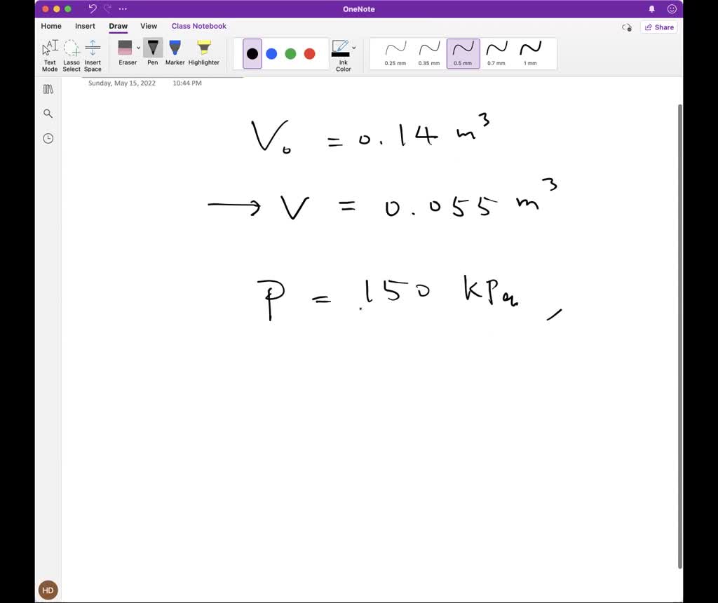 SOLVED: A closed gaseous system undergoes a reversible process in which ...