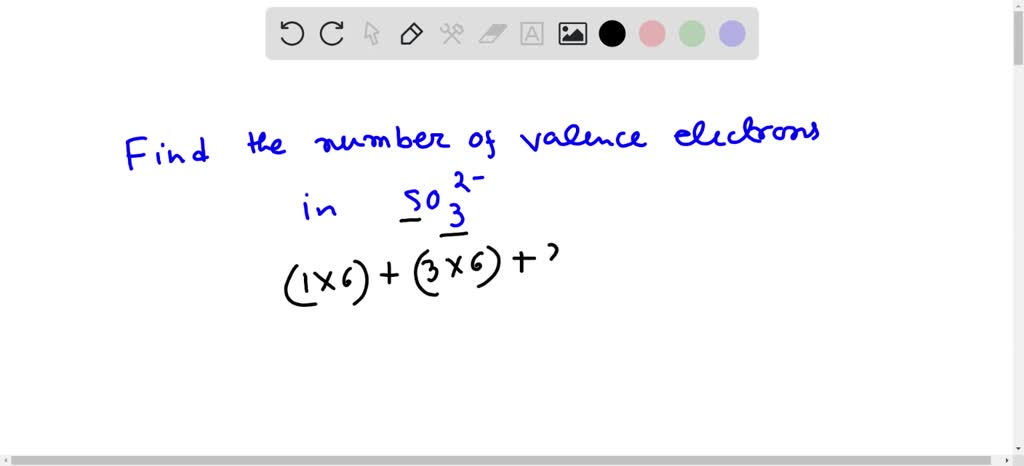 SOLVED: How many valence electrons are in the sulfite ion s0