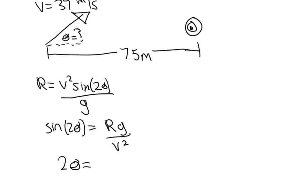 SOLVED: An archer shoots an arrow at a 75 m distant target; the bull's-eye of the target is at ...