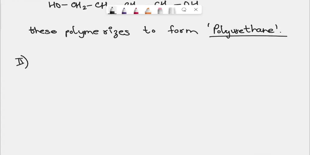SOLVED: The repeat unit structures of three polymers, labeled (I ...