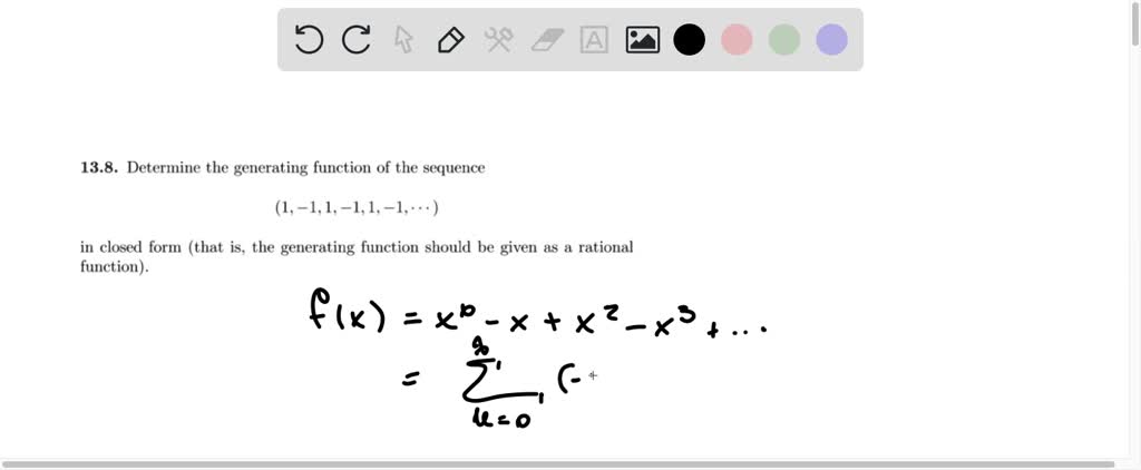 Solved Determine The Discrete Numeric Function Corresponding To The
