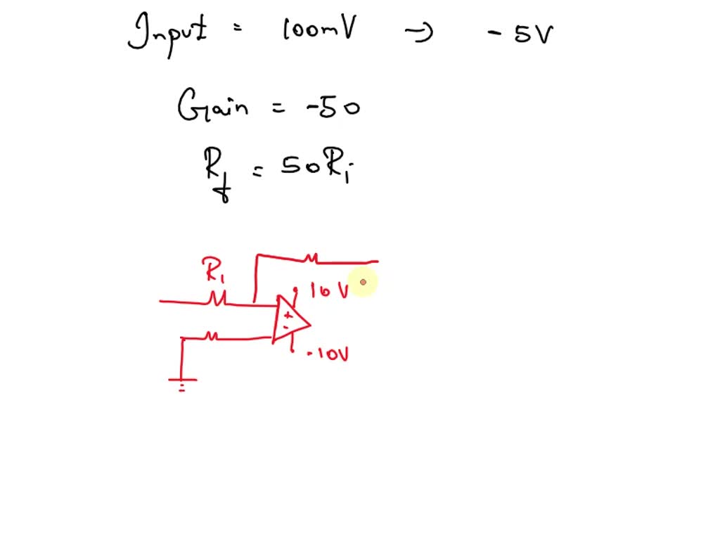 Design an operational amplifier circuit that can be used to produce an output that ranges from 0 ...