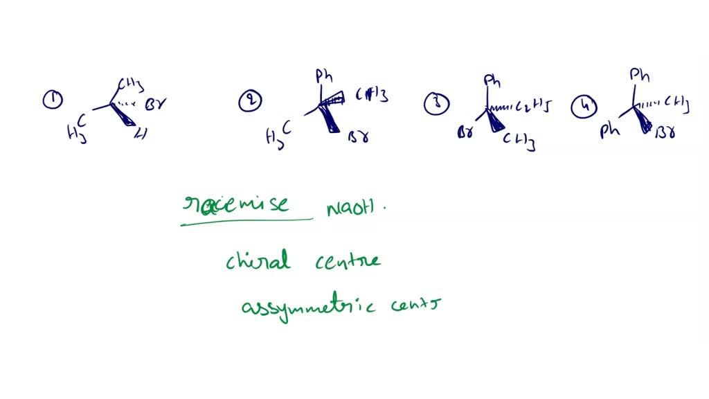 SOLVED: The substrate which will racemize in the presence of aqueous ...