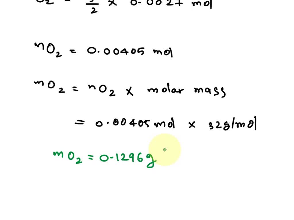 SOLVED: For the reaction 2KClO3(s) â†’ 2KCl(s) + 3O2(g) calculate how many grams of oxygen form ...