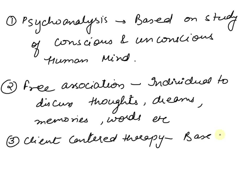 SOLVED: A therapist who is using the "empty chair technique" is ...
