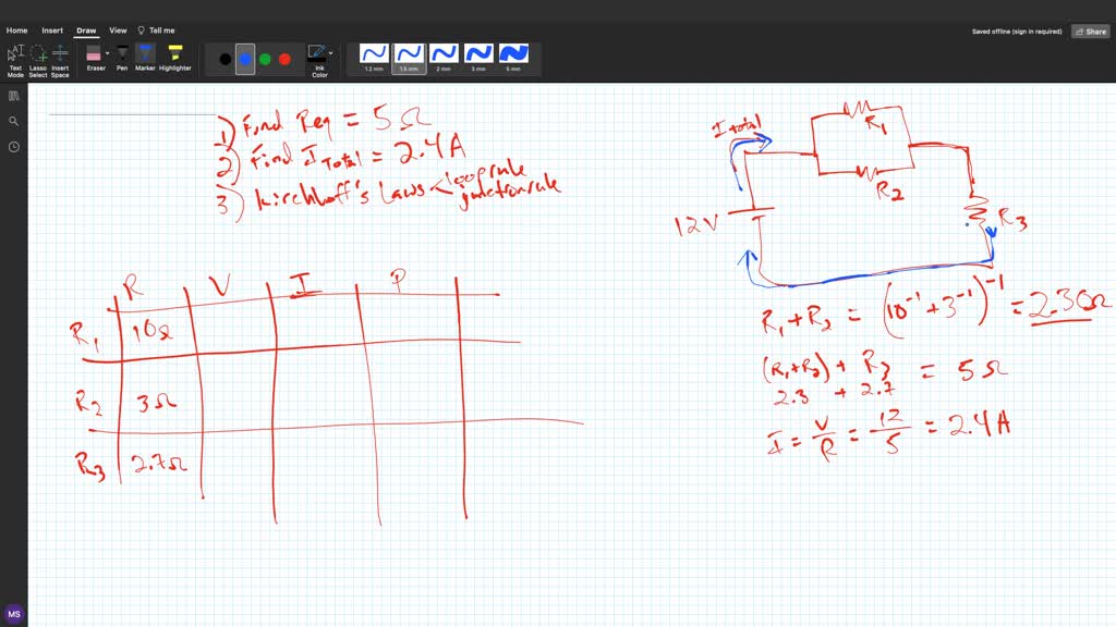 SOLVED: Make an RVIP chart for the circuit in Fig: 2. Consider that V01 ...