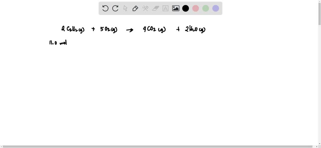 SOLVED: Acetylene C2H2 gas and oxygen O2 gas react to form carbon ...