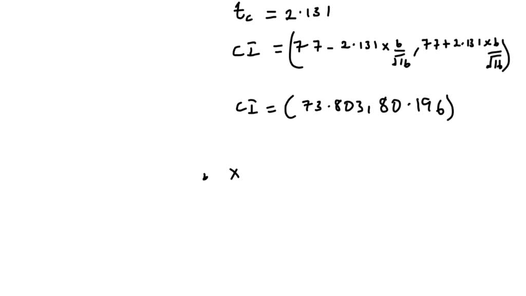 SOLVED: Show each step for excel find a confidence interval for u ... SOLVED: Show each step for excel find a confidence interval for u ...