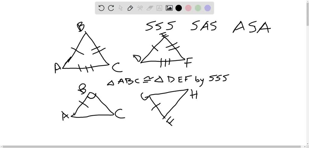 SOLVED: 'Given that is both the median and altitude of , congruence ...