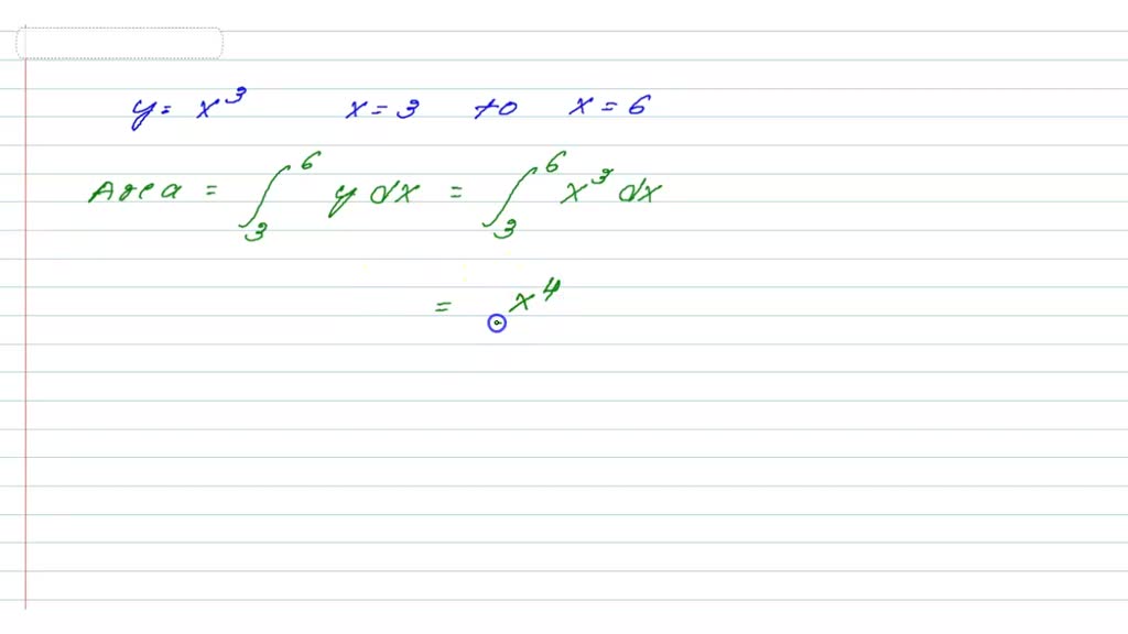 Approximate the area under the curve y=x^3 from x=3 to x=6 using a Right Endpoint approximation ...