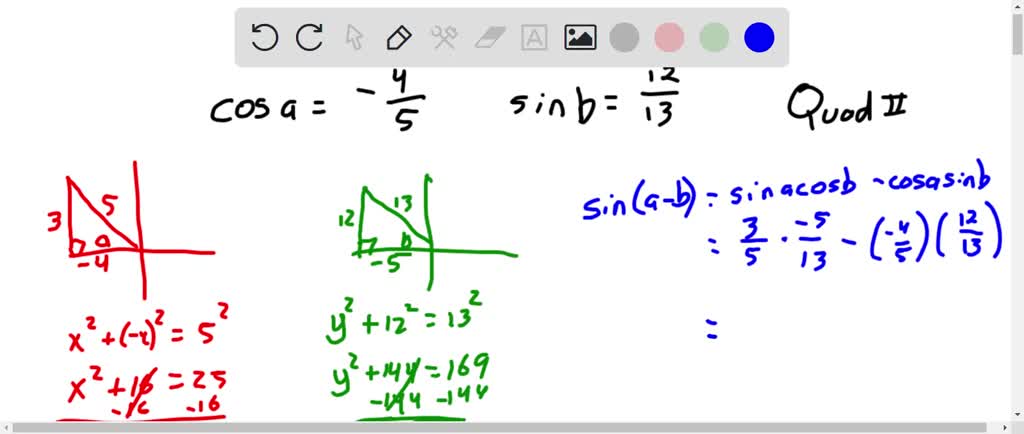 SOLVED: 7 . Given tan 0 -5 7