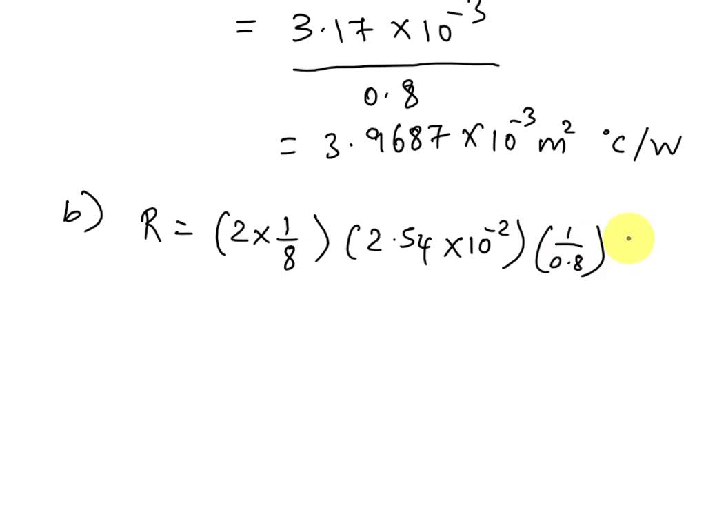 SOLVED: Calculate the R value of (a) a window made of a single pane of flat glass (1)/(8) in ...