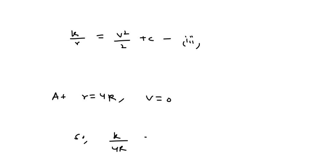 Solved A Body Above The Surface Of The Earth Is Pulled Toward The