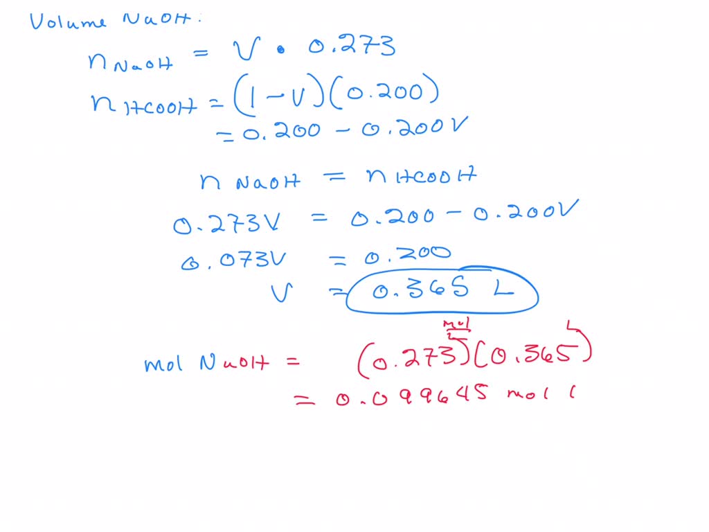 SOLVED: Calculate the pH at the equivalence point of titration of 25.00 ...