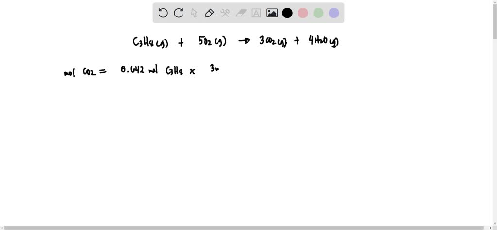 SOLVED: Propane (C3H8) reacts with oxygen in the air to produce carbon ...