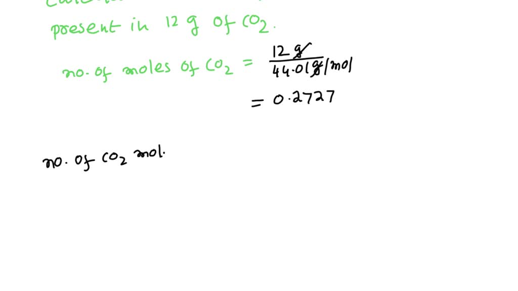 from 200g of co2, 10^21 molecules are removed, how many co2 are left?