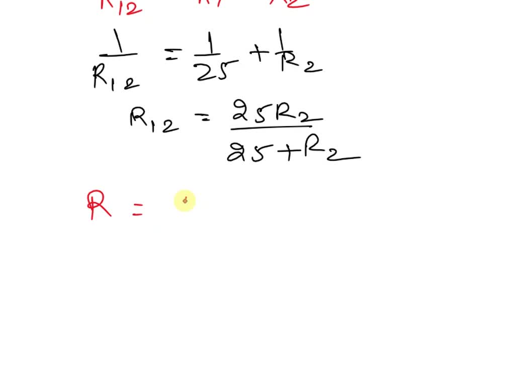 SOLVED: In the diagram above, the voltage difference between A and B is 6V. If R1 = 250, R3 ...