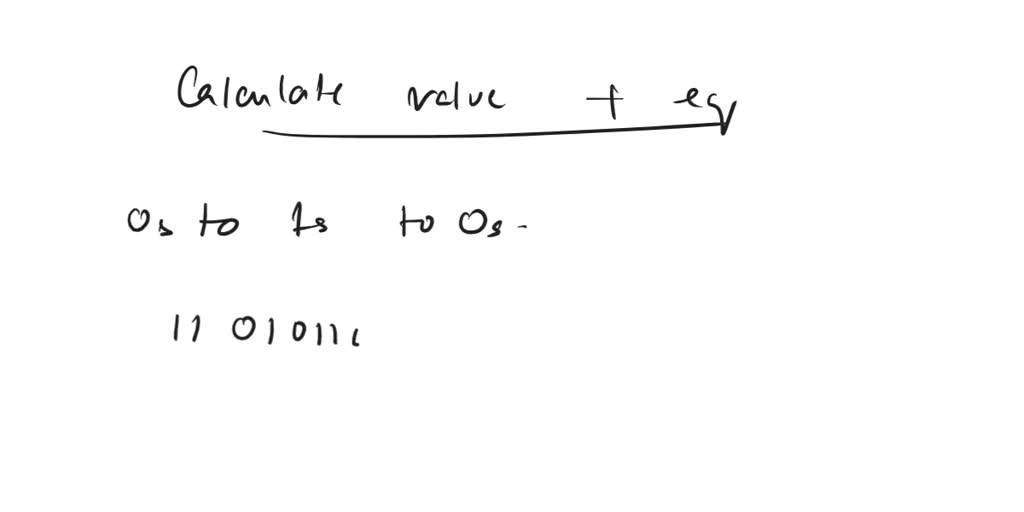 Solved The Range Of Signed Decimal Numbers That Can Be Represented By A 6 Bit 1s Complement