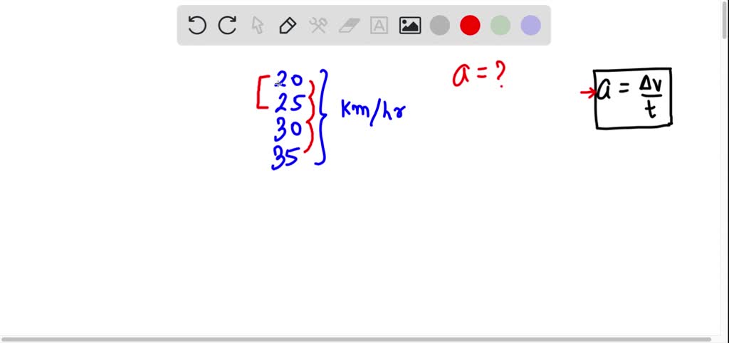 SOLVED: the speed of the particle at the end of four successive seconds ...