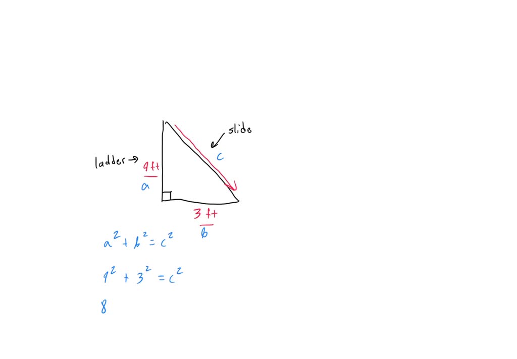 Geometry Q.1 Pythagorean theorem F55 Rita iS playing on the slide: Over ...