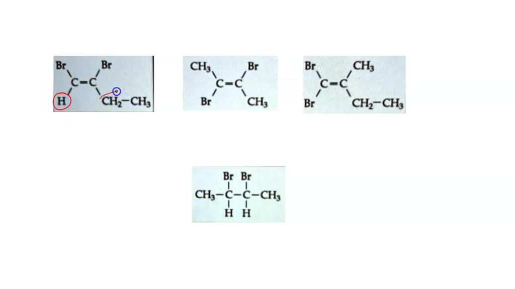SOLVED: Identify cis and trans isomers from the following isomers of 1 ...