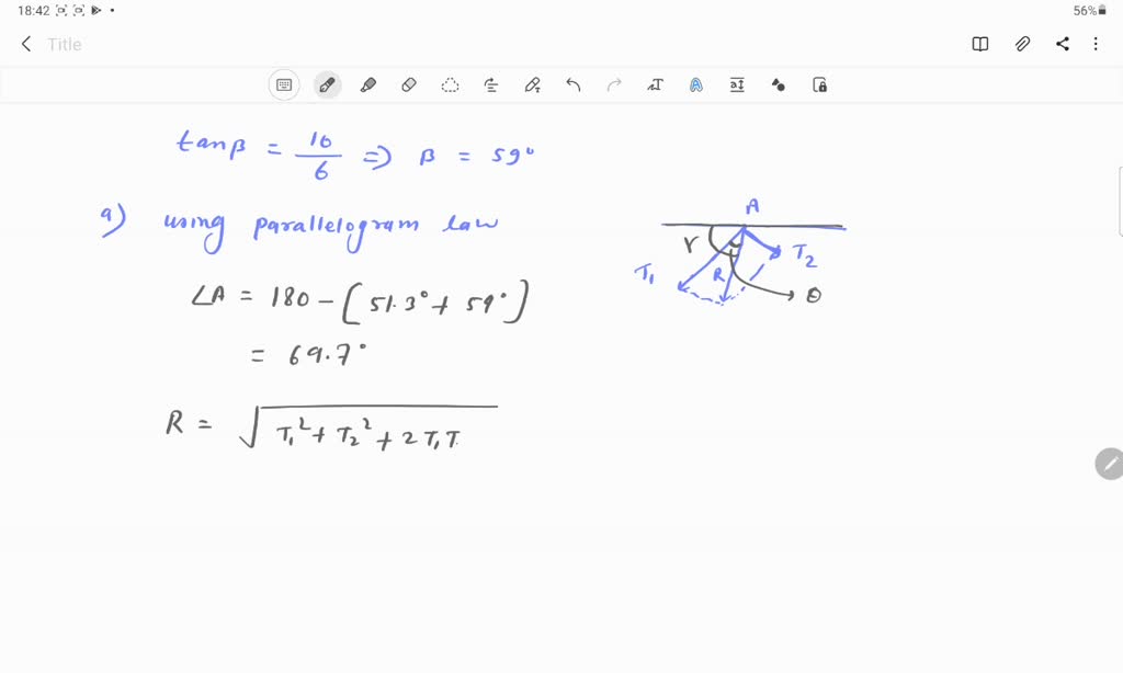 SOLVED: The cable stays AB and AD help support pole AC. Knowing that the tension is 120 Ib in AB ...