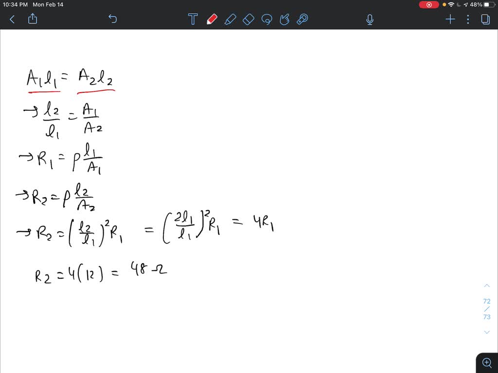 SOLVED: A metal wire of resistance 12ohm is streched so that its length ...