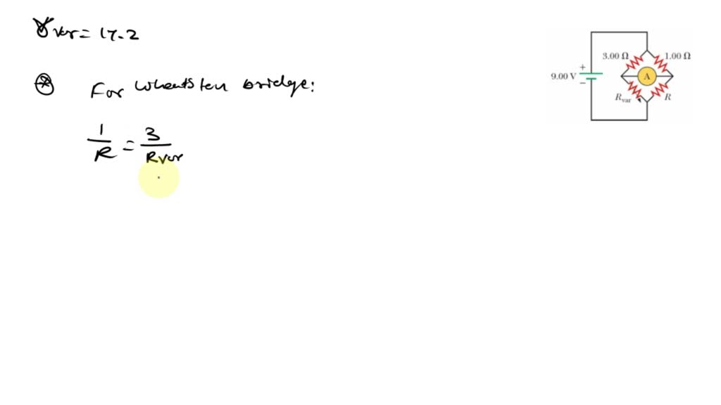 SOLVED: The resistive potentiometer is connected to one arm of the ...