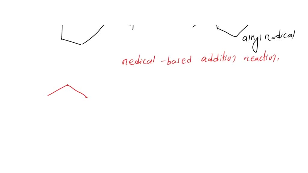 SOLVED: Give the structures of the free-radical intermediates in the ...