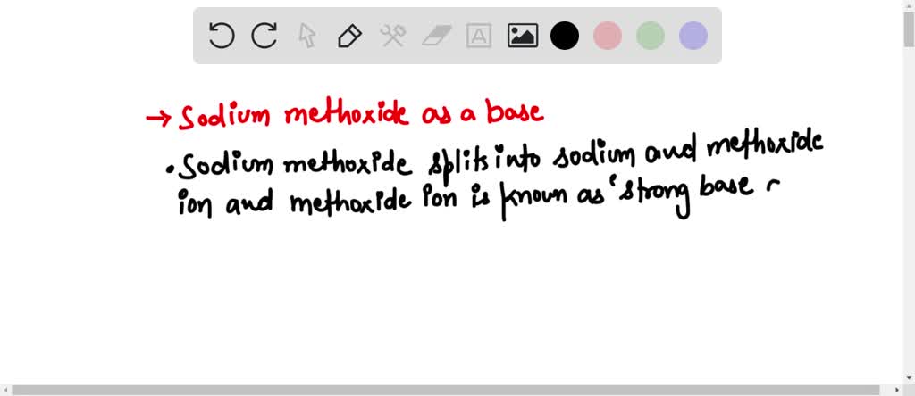 SOLVED: What type of reaction occurs when methanethiol is converted to ...