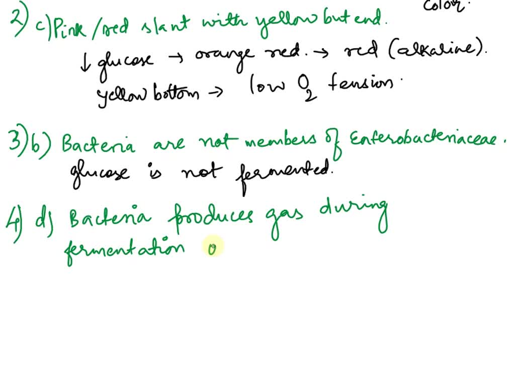 SOLVED: Coliforms that were non-lactose fermenters. Coliforms that were ...