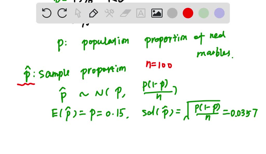 SOLVED: A large jar is filled with marbles. Of these marbles, 15% are ...