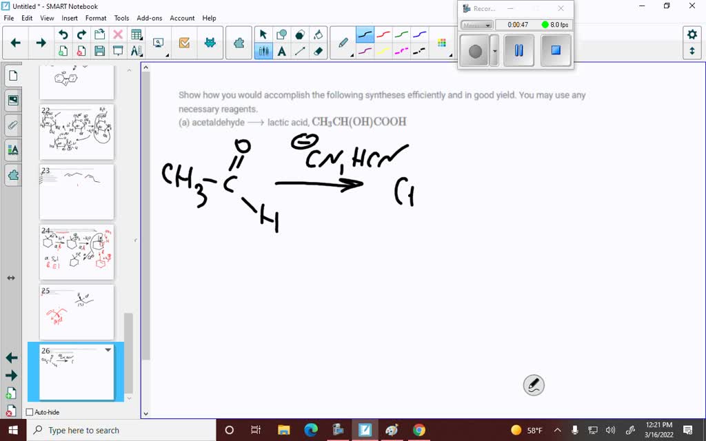 SOLVED: Using Chembiodraw clip art or program of your choosing, create flow chart showing the ...