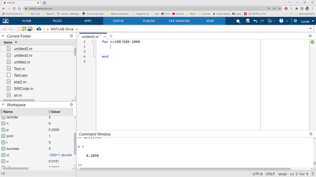 Solved Write Codes To Simulate Tossing A Fair Coin To See How The Law Of Large Numbers Works 