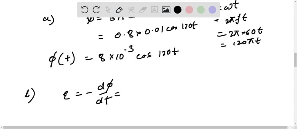 SOLVED: The rotating loop in an AC generator is a square 10.0 cm on each side. It is rotated at ...