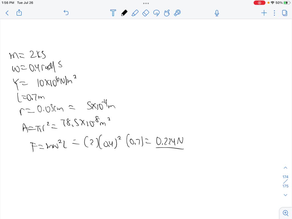 SOLVED: A 2 kg mass is tied to a string and is being swung in a horizontal circle. The mass has ...