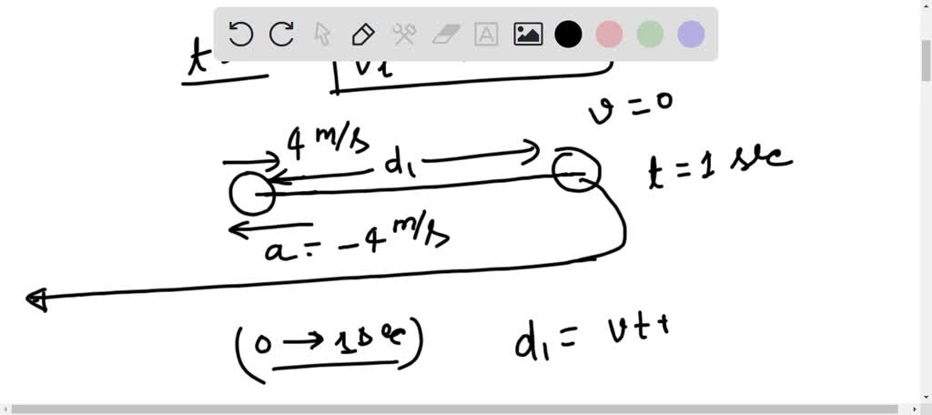 SOLVED: A particle travels in a straight line with velocity v(t) = 3t − 3 m/s. Find the total ...