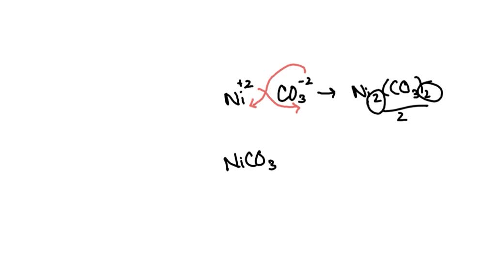 SOLVED: Write the net ionic equation for the precipitation of nickel(II ...