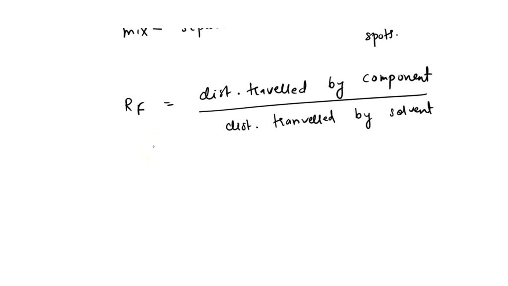 SOLVED: Jamar spotted the three-component mixture shown below onto a ...