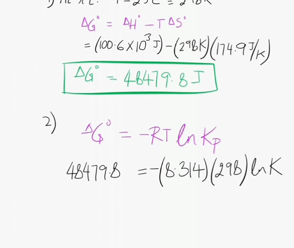 SOLVED: Consider the reaction of decomposition of MgCO3(s): MgCO3(s ...