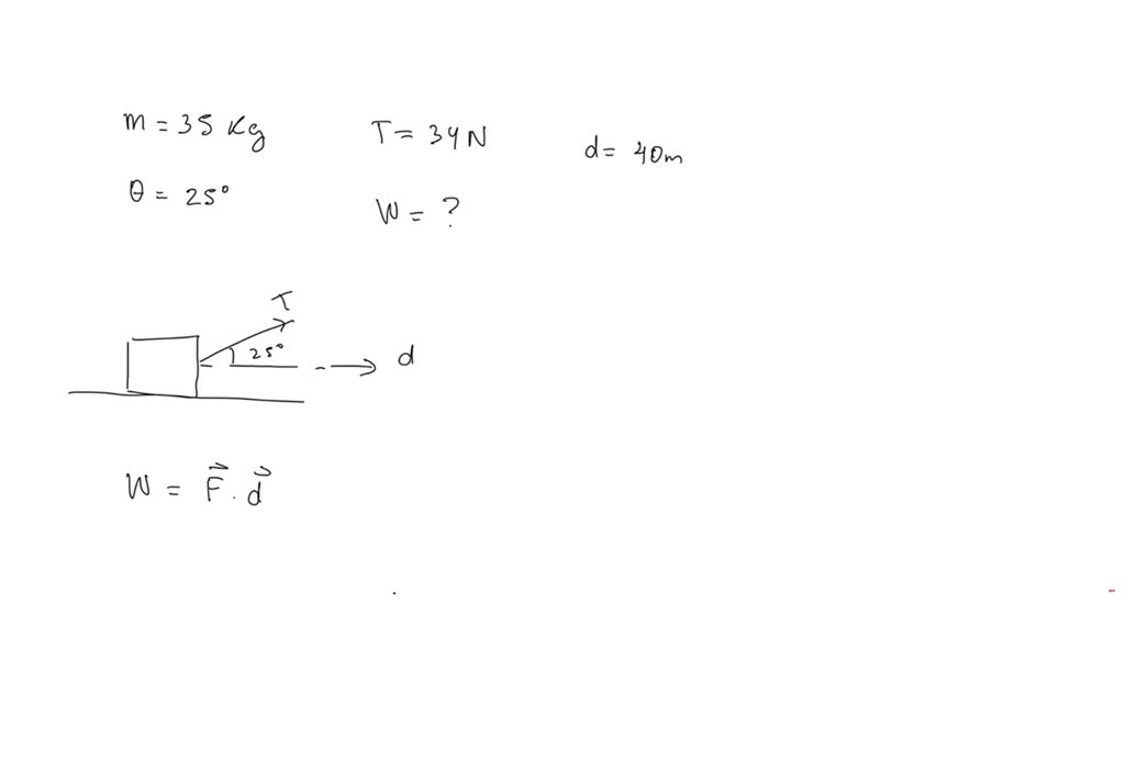 Solved A 35 Kg Object Is Dragged Across A Level Floor Using A Rope 3822
