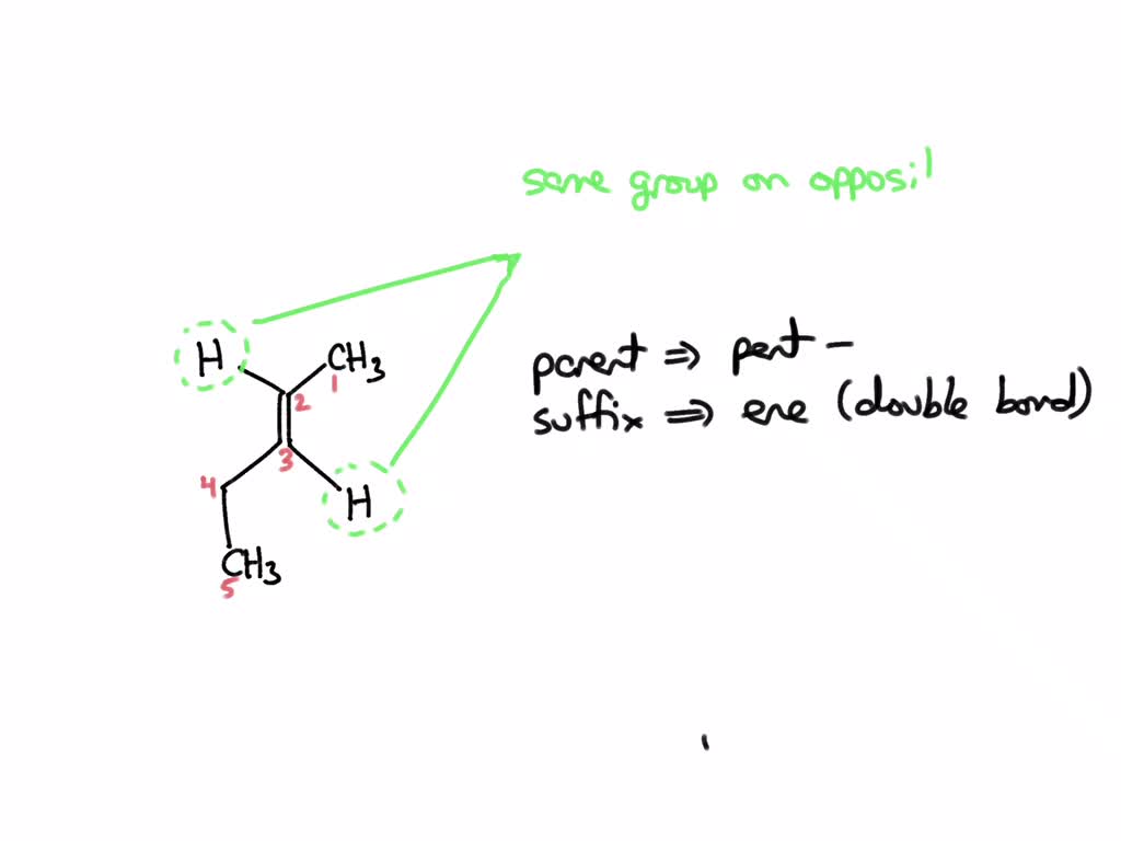 SOLVED: Give the systematic name of the alkene, indicating cis or trans ...