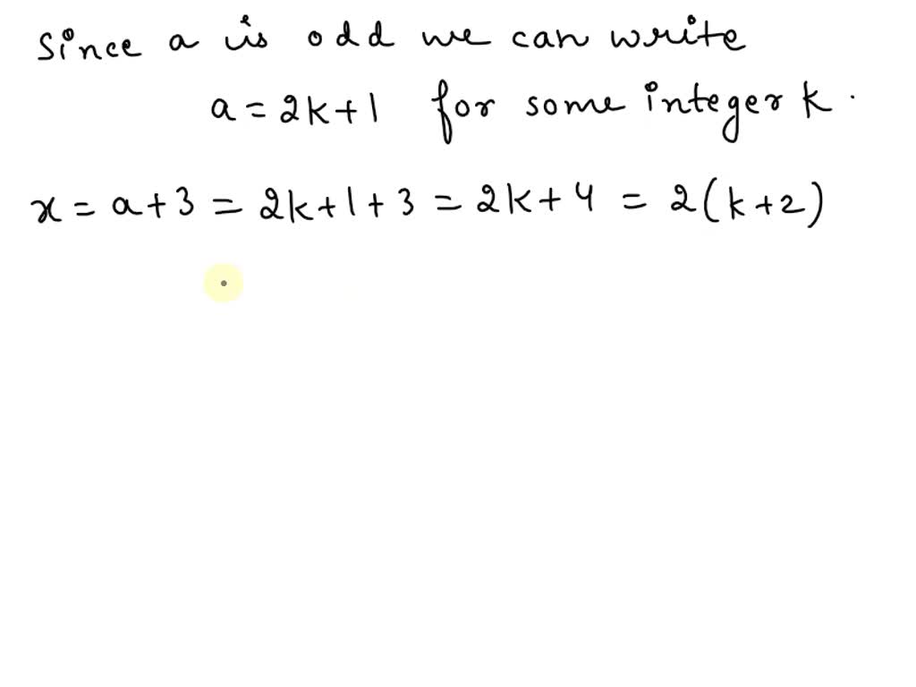 Solved A Let A And B Be The Following Sets A X X A 3 For Some Odd Integer A B N