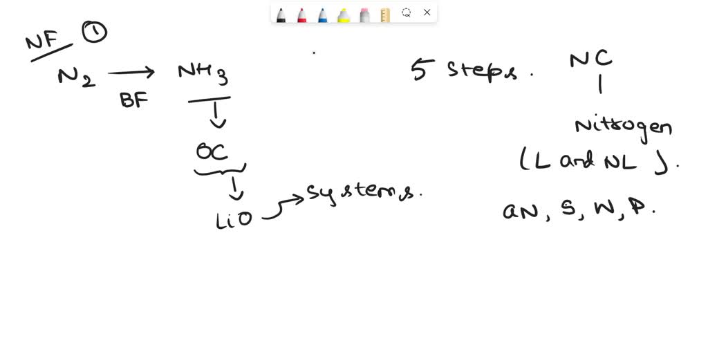 SOLVED: 6. In the nitrogen cycle, which step depends exclusively on ...