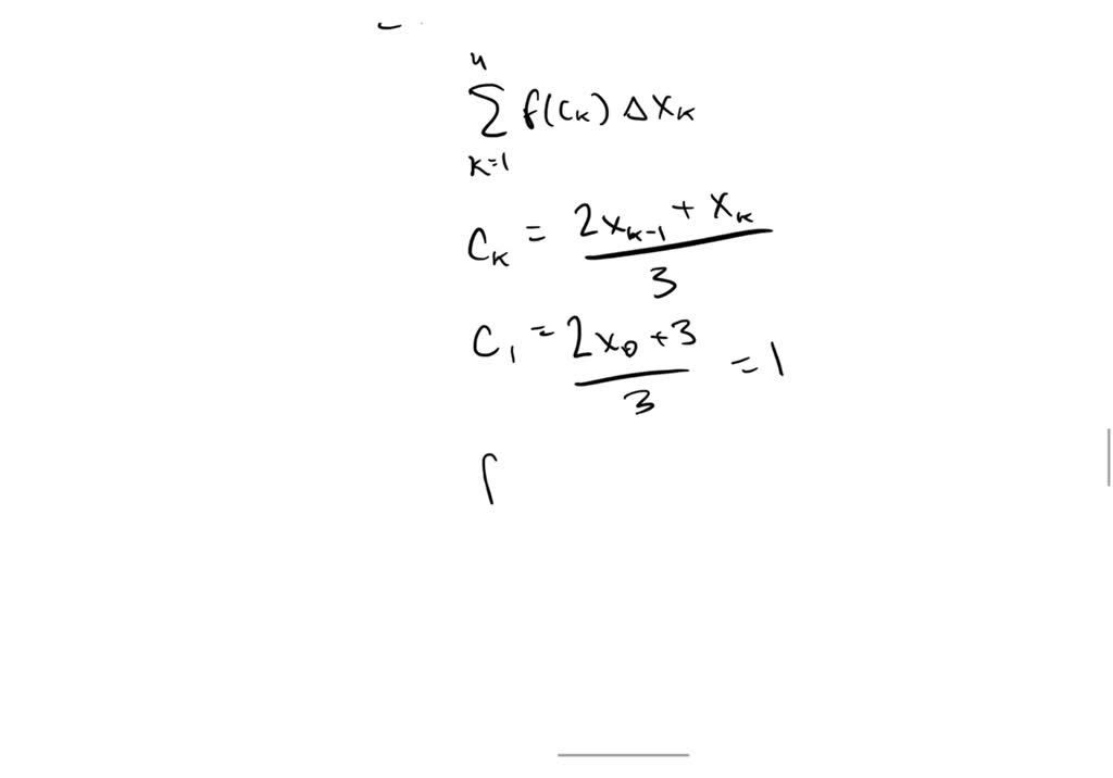 SOLVED: Using the right endpoint of each subinterval in a partition of 3 subintervals,each of ...