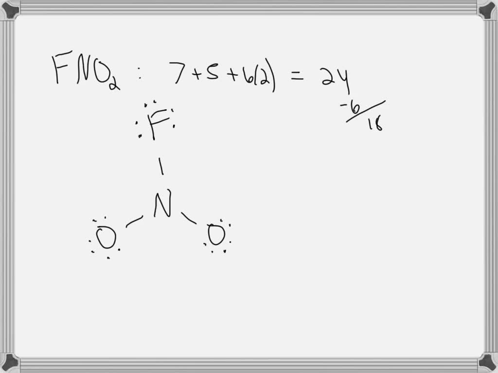 SOLVED: What is the molecular structure of the stable form of FNO2 ?(N ...