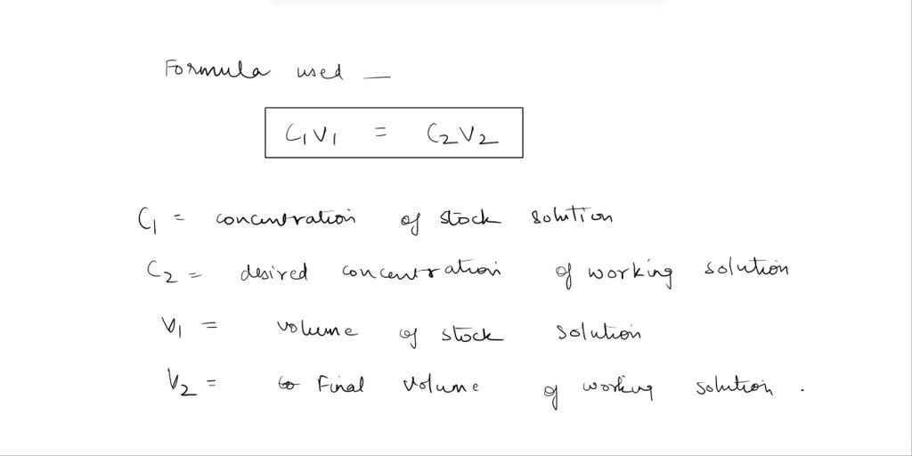 SOLVED: A chemist must prepare 675 mL of 122 uM aqueous zinc oxalate ... SOLVED: A chemist must prepare 675 mL of 122 uM aqueous zinc oxalate ...