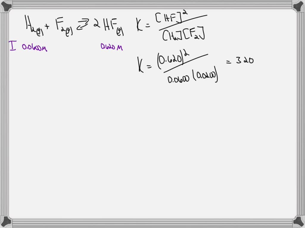 SOLVED: Q3) For the following reaction at a certain temperature Hâ‚‚(g ...