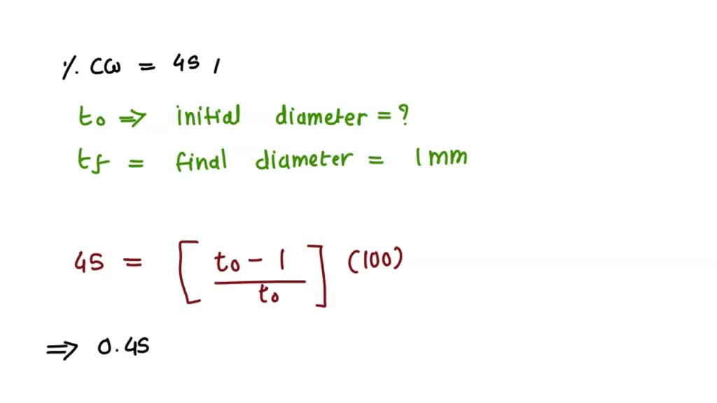 SOLVED: We wish to produce a 1-mm-diameter copper wire having minimum ...