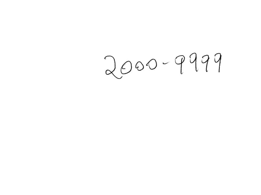How many numbers in the interval 2,000-9,999 have all different digits? 3,986 3,024 4,032 5,040 ...